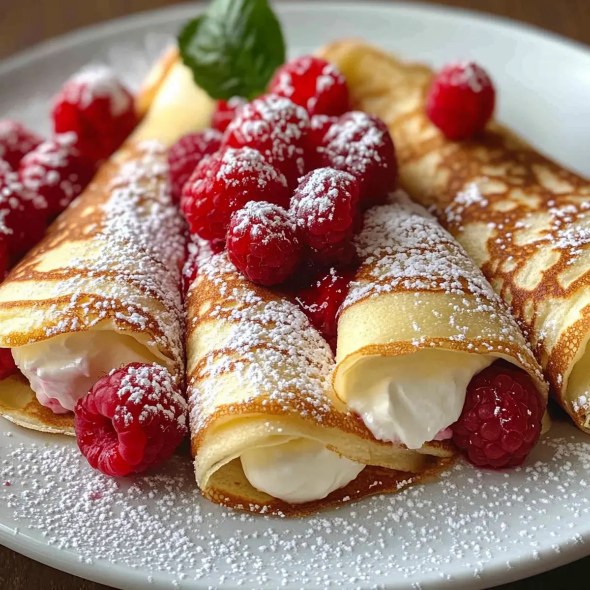 Himbeer-Vanille-Creme-Crêpes – Ein köstlicher Brunch-Genuss