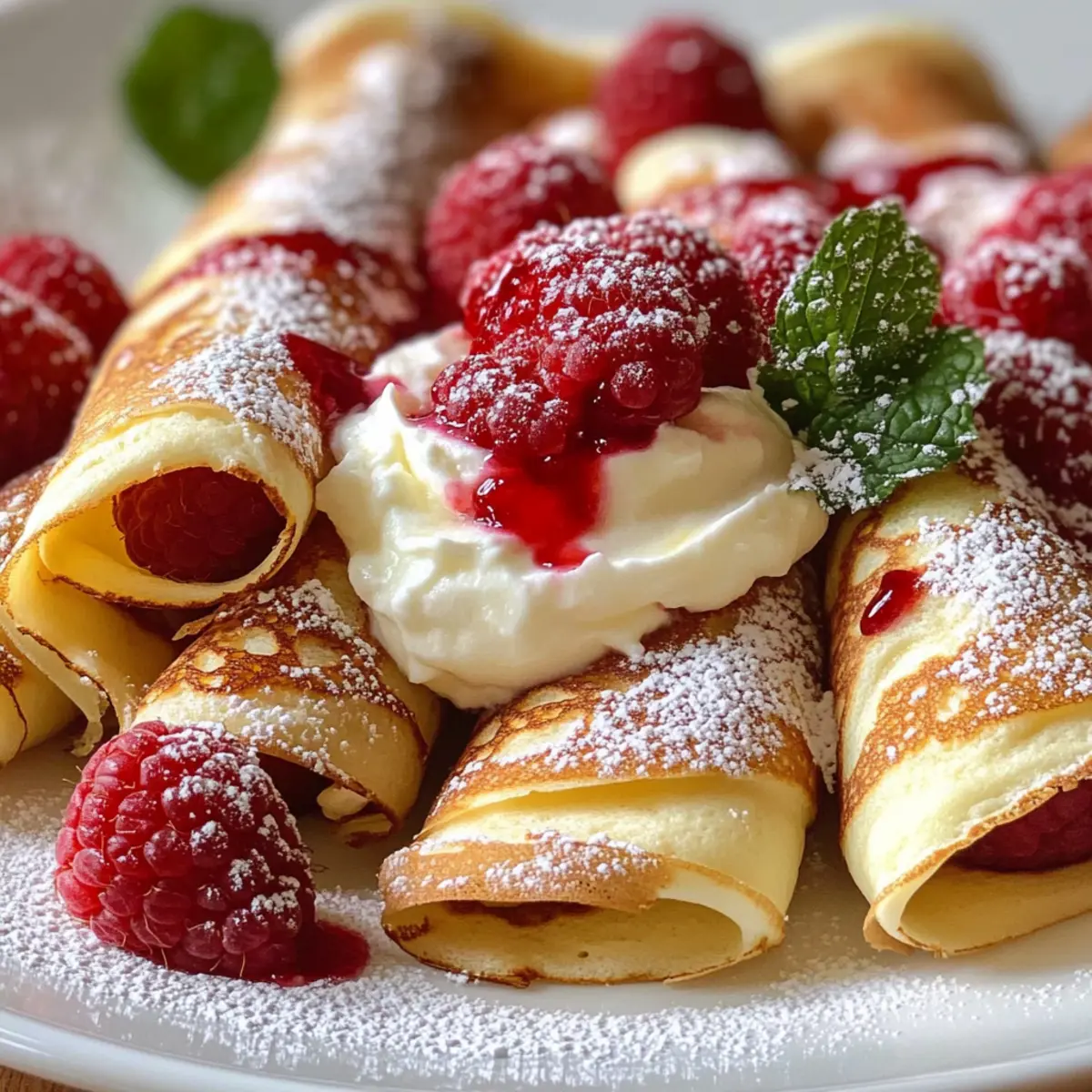 Himbeer-Vanille-Creme-Crêpes – Ein köstlicher Brunch-Genuss